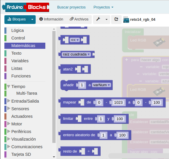 Reto 14 Color aleatorio con led RGB | Sistemas de control automáticos programados con Arduino ...